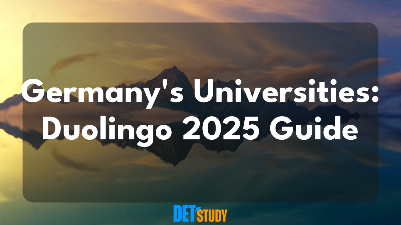 Universities in Germany Accepting Duolingo 2025: Your Guide to Studying ...