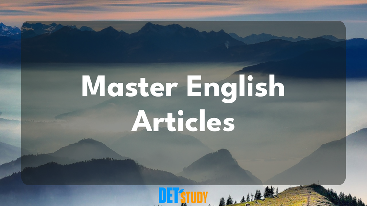 Definite and Indefinite Articles Examples: Mastering English Grammar ...